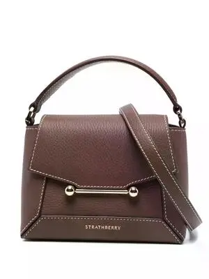 Strathberry Nano Mosaic Leather Tote Bag
