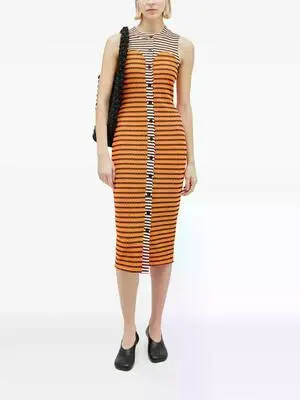 REWARD IF FOUND Ribbed Striped Dress