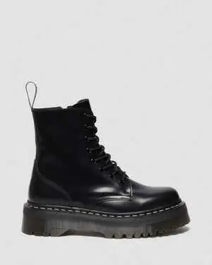 Dr. Martens Jadon White Stitch Boots