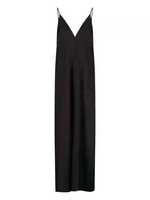 V Neck Strappy Maxi Dress