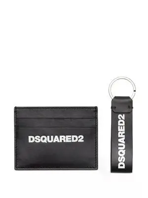Dsquared2 Logo-print Card Holder Set - Black