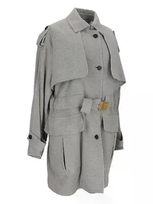 TOM FORD Belted Button-fastening Coat