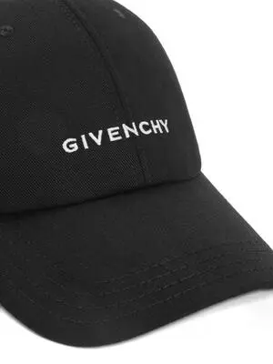 Givenchy Logo-embroidered Baseball Cap - Black