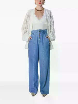LETHICIA BRONSTEIN Button Detailed Denim Pant