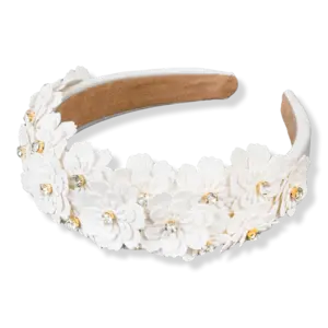 LOCKS & MANE The Lindsay' Leather Flower Headband - One-color