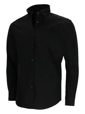 Roberto Cavalli Long-sleeve Button-fastening Shirt - Black