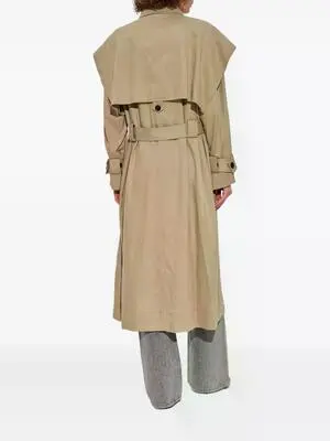 IRO PARIS Cape-collar Belted Trench Coat