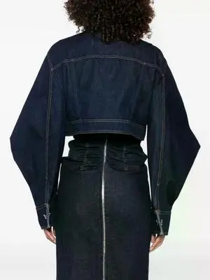 Sportmax Curved-sleeve Denim Jacket
