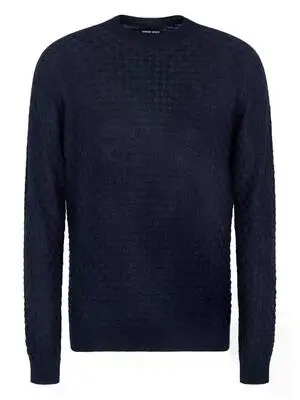 Giorgio Armani Textured Weave Sweater