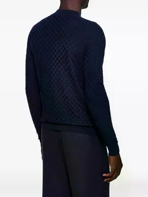 Giorgio Armani Textured Weave Sweater