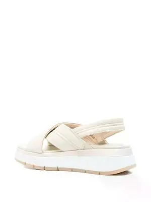 Clarks 30mm Tuscan Cross-strap Platform Sandals