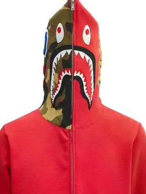 A BATHING APE Hooded Zip-up Sweatshirt