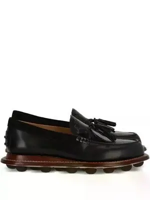 TOD'S Tassel-embellished Bubble Sole Loafers