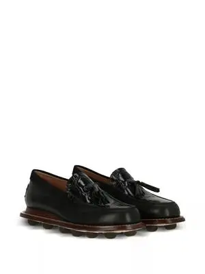 TOD'S Tassel-embellished Bubble Sole Loafers