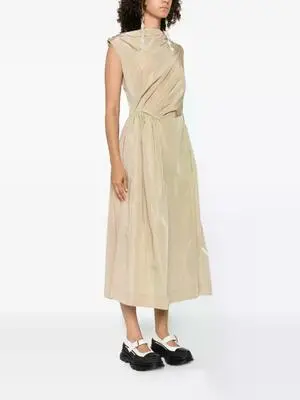 Simone Rocha Draped-detail Midi Dress