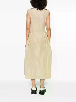 Simone Rocha Draped-detail Midi Dress