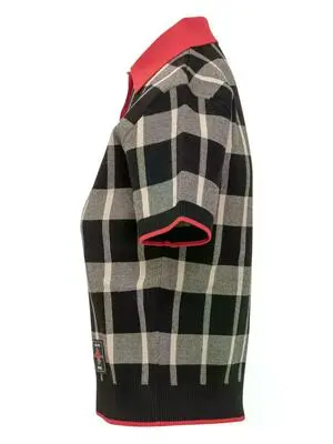MSGM Checked Polo Top