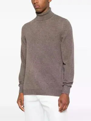 Fedeli Cashmere Turtleneck Sweater - Brown