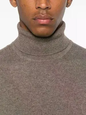 Fedeli Cashmere Turtleneck Sweater - Brown