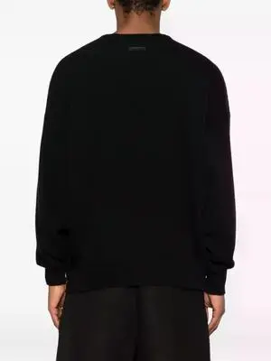 Fear Of God Crew-neck Wool Sweater - Black