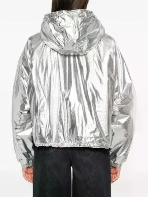 IRO PARIS Metallic Hooded Jacket