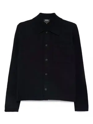 A.p.c. Polo-neck Buttoned Cardigan