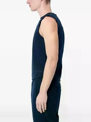 ENTIRE STUDIOS Pinstriped Sleeveless Vest