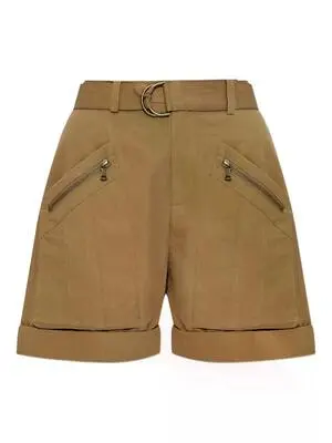 IRO PARIS Belted Shorts