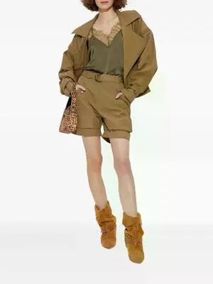 IRO PARIS Belted Shorts