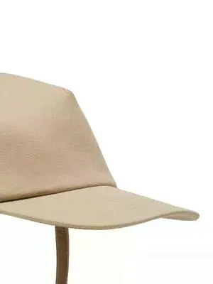 MAISON MARGIELA Leather-strap Baseball Cap - Neutrals