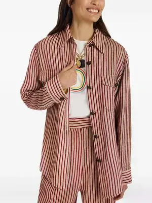 La DoubleJ Striped Button-down Shirt