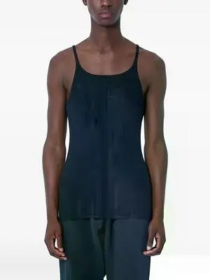 GREG ROSS Scoop-neck Ribbed Tank Top