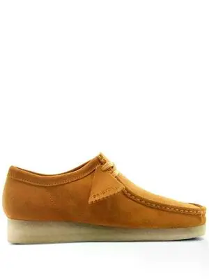 Clarks Wallabee Tumeric Suede Desert Boots
