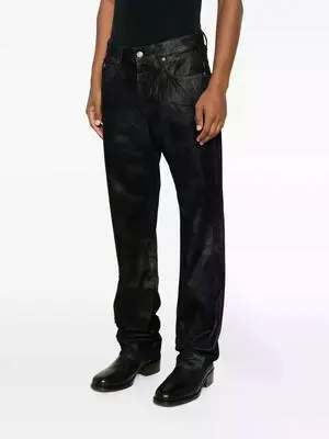MARANT Kelvina Leather Trousers