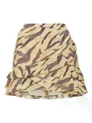 IRO PARIS Dauna Tiger-print Mini Skirt