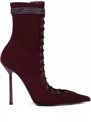 LE SILLA 120mm Colette Ankle Boots - Red