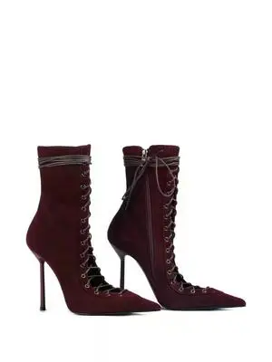 LE SILLA 120mm Colette Ankle Boots - Red