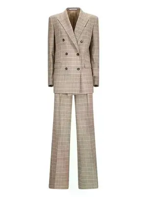 Tagliatore Double-breasted Checked Blazer