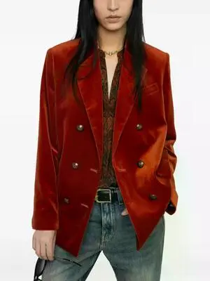 ZADIG&VOLTAIRE Cotton Double-Breasted Blazer