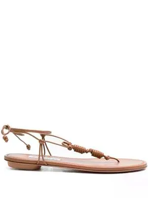 Aquazzura Knot Detailing Sandals For Women