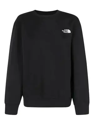 The North Face Logo-embroidered Crew-neck Sweatshirt - Black