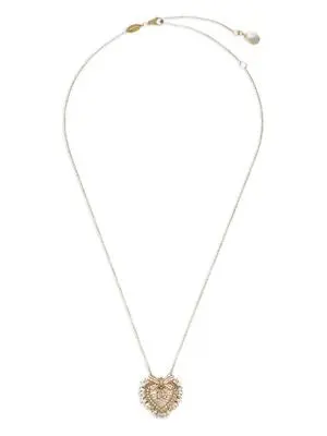 Dolce & Gabbana 18k Yellow Devotion Diamond Necklace - Gold