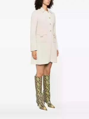 CHARLOTT Single-breasted Flap-pocket Coat