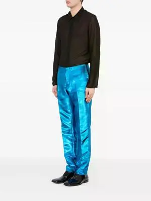 MAISON MARGIELA Metallic-finish Tailored Trousers