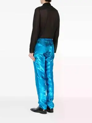 MAISON MARGIELA Metallic-finish Tailored Trousers