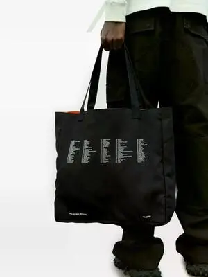 SPACE AVAILABLE Graphic-print Reversible Tote Bag