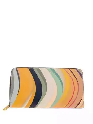 Paul Smith Swirl-pattern Zip-around Wallet - Orange