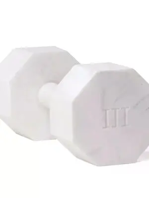 SELETTI Octagonal Marble Dumbbell