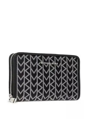 Michael Kors Chevron-pattern Zip-around Wallet