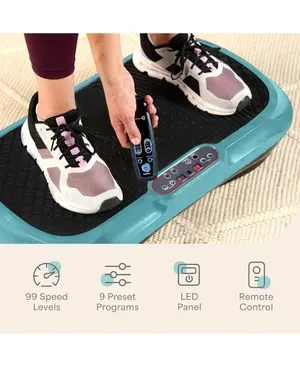 LIFEPRO Waver Vibration Plate – Full-body Workout Machine With Loop Bands